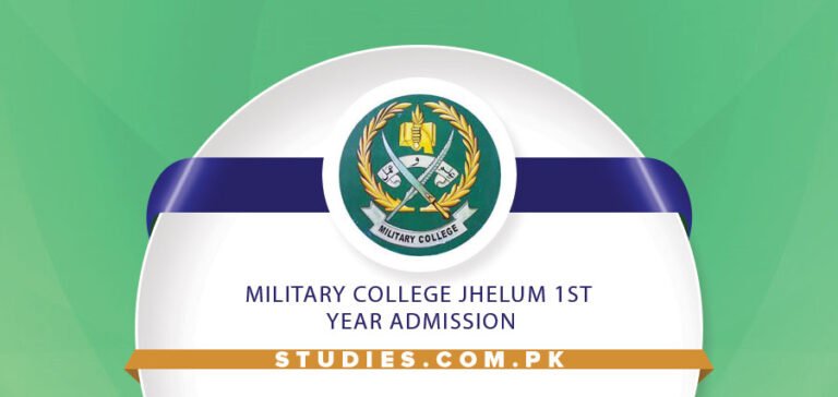 Military College Jhelum 1st Year Admission 2025 Military College Jhelum 1st Year Admission 2025
